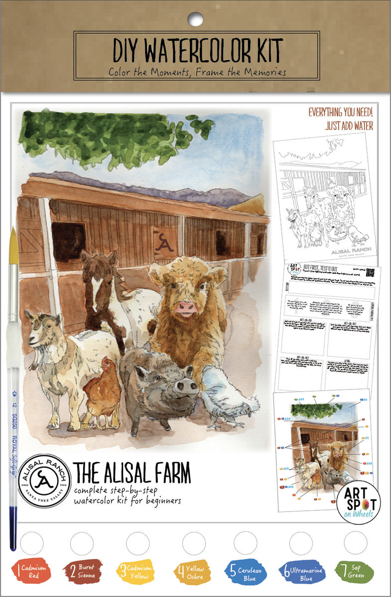 The Alisal Farm DIY Watercolor Kit – Shop Alisal Ranch