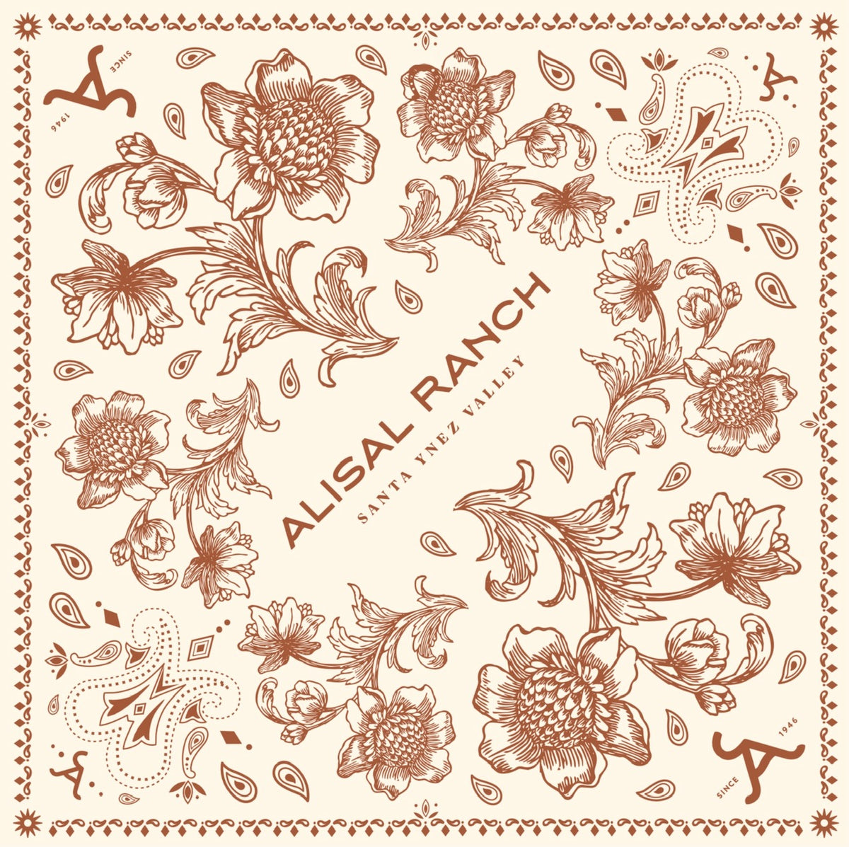 Alisal Branded Fringe Silk Scarf – Shop Alisal Ranch